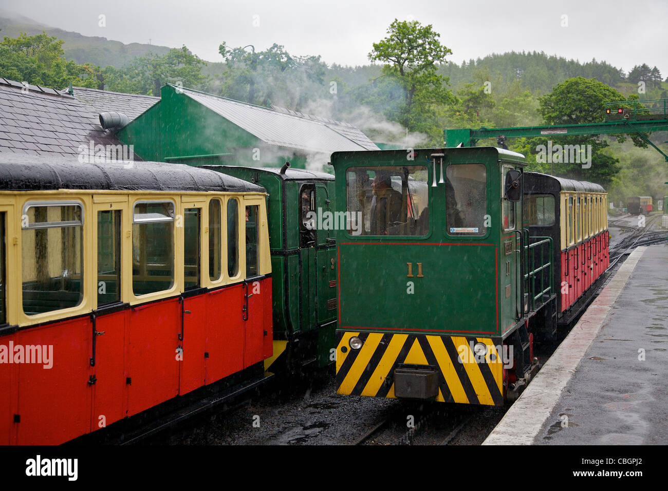 Snowdon mountain railway hi-res stock photography and images - Alamy