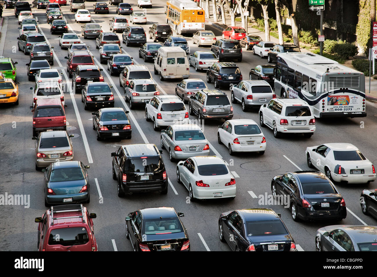 Los Angeles traffic Stock Photo - Alamy