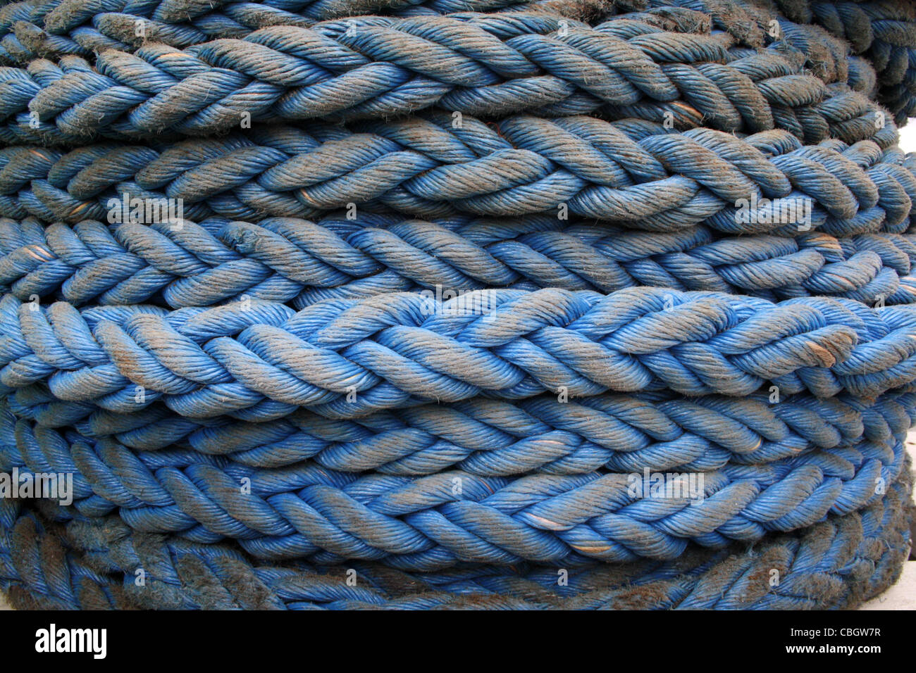 vessel equipment. Rigging. rope Stock Photo - Alamy