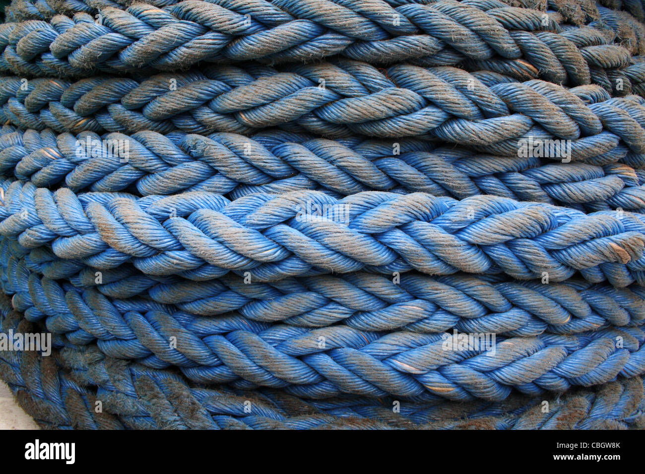 vessel equipment. Rigging. rope Stock Photo - Alamy
