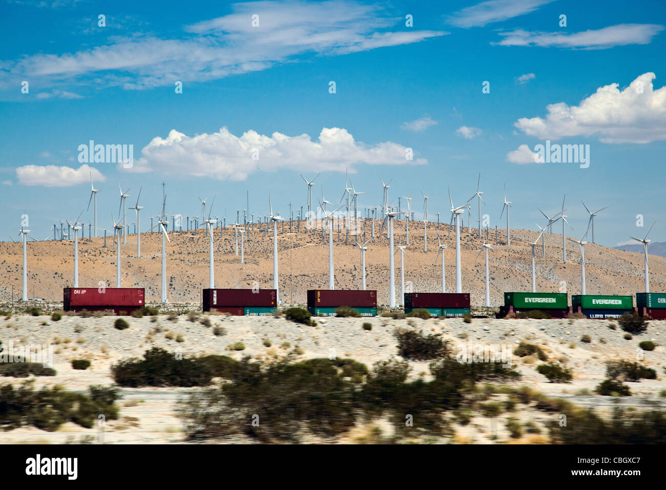 Windmill farm railway hi-res stock photography and images - Alamy