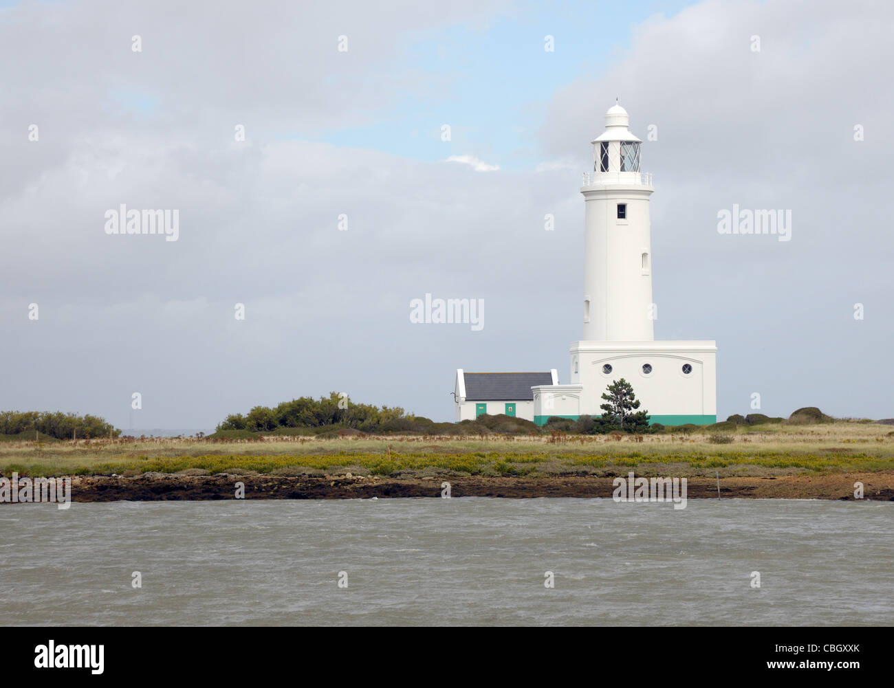 Hurst point lighthouse and hurst castle hi-res stock photography and ...