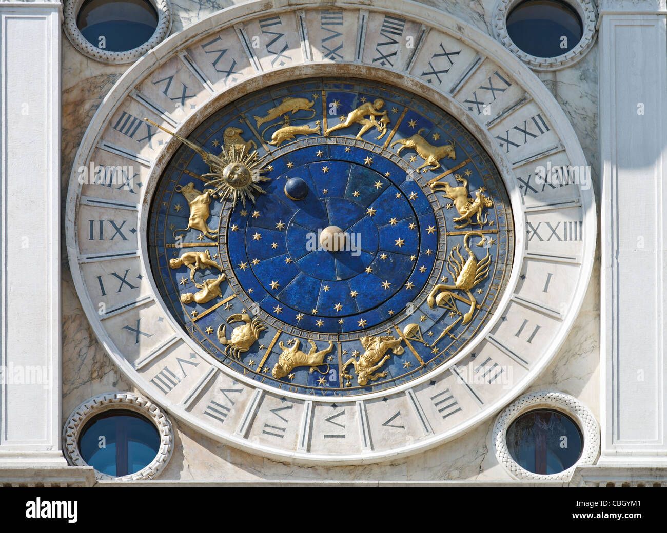Astronomical clock in Venice Stock Photo - Alamy