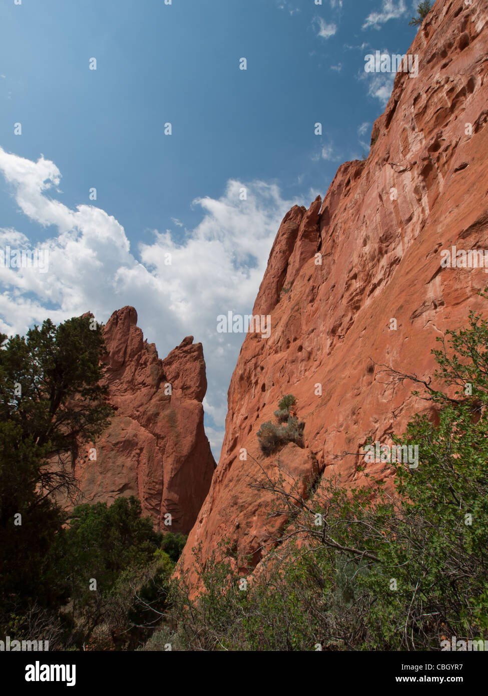 Garden of the Gods Rock Formation in Colorado Stock Photo - Alamy
