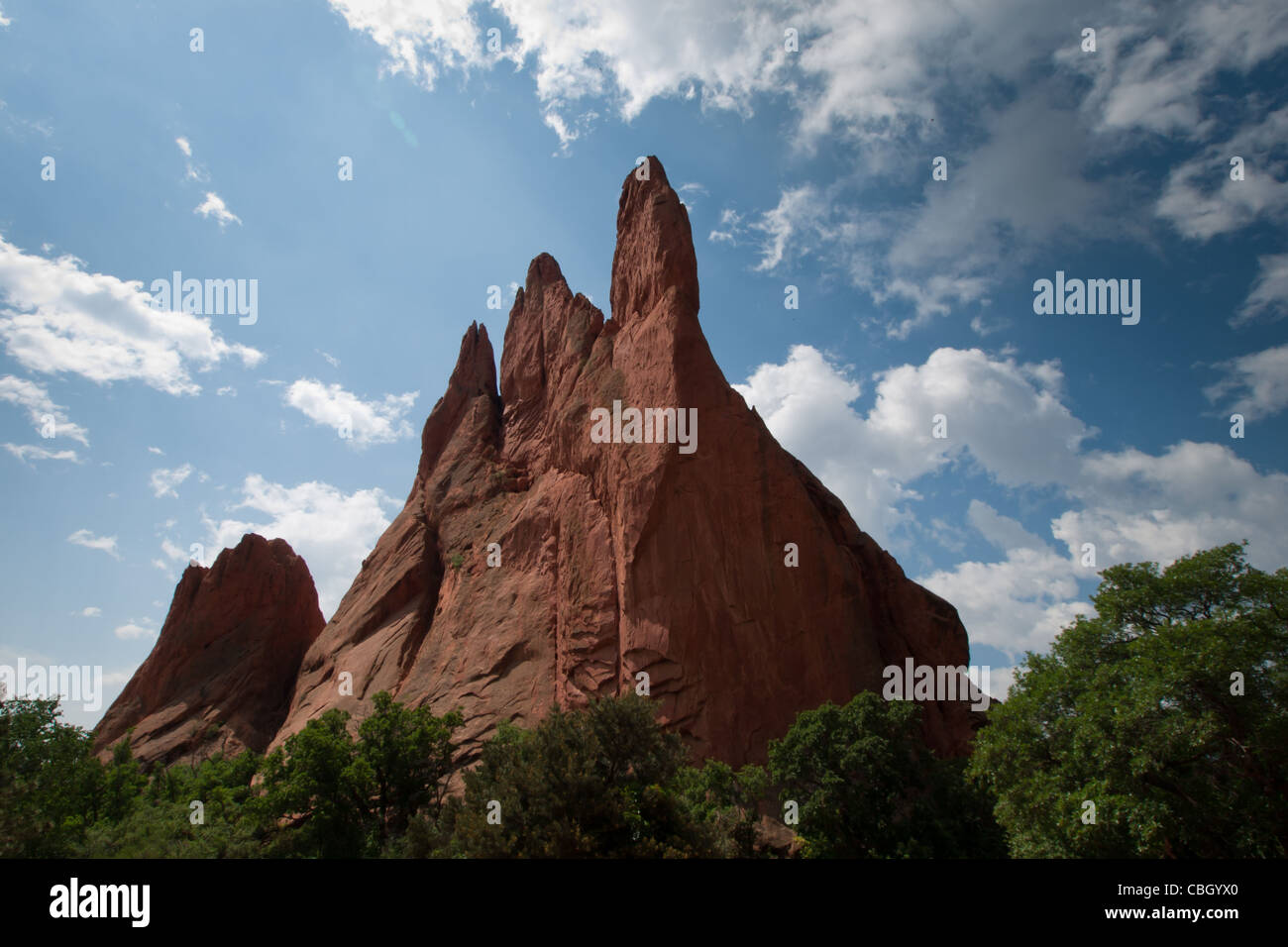 Garden of the Gods Rock Formation in Colorado Stock Photo - Alamy