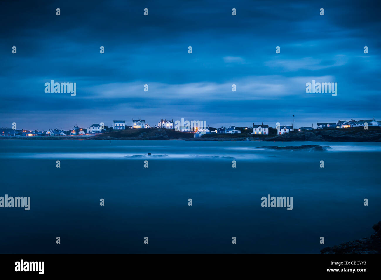 A Welsh seascape, taken at Trearddur Bay, Anglesey, Wales Stock Photo ...