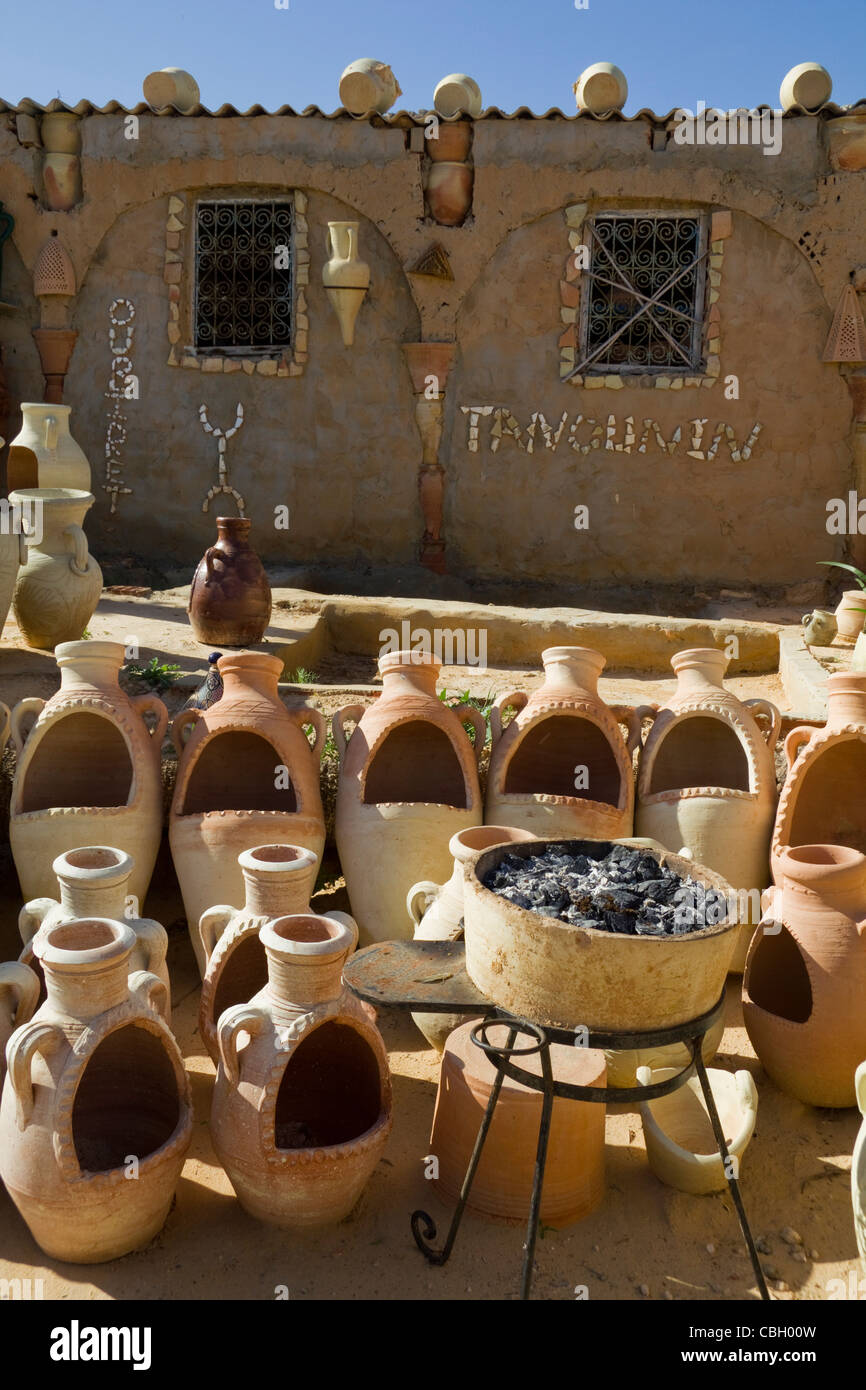 Pottery, island of Djerba Guellala Tunisia North Africa Stock Photo - Alamy