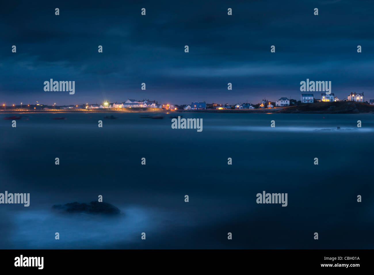 A Welsh seascape, taken at Trearddur Bay, Anglesey, Wales Stock Photo ...