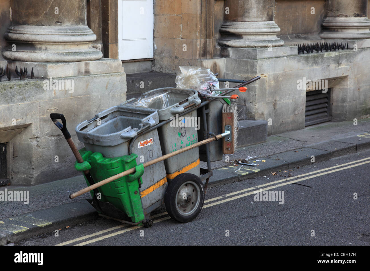 Street cleaning cart hi-res stock photography and images - Alamy
