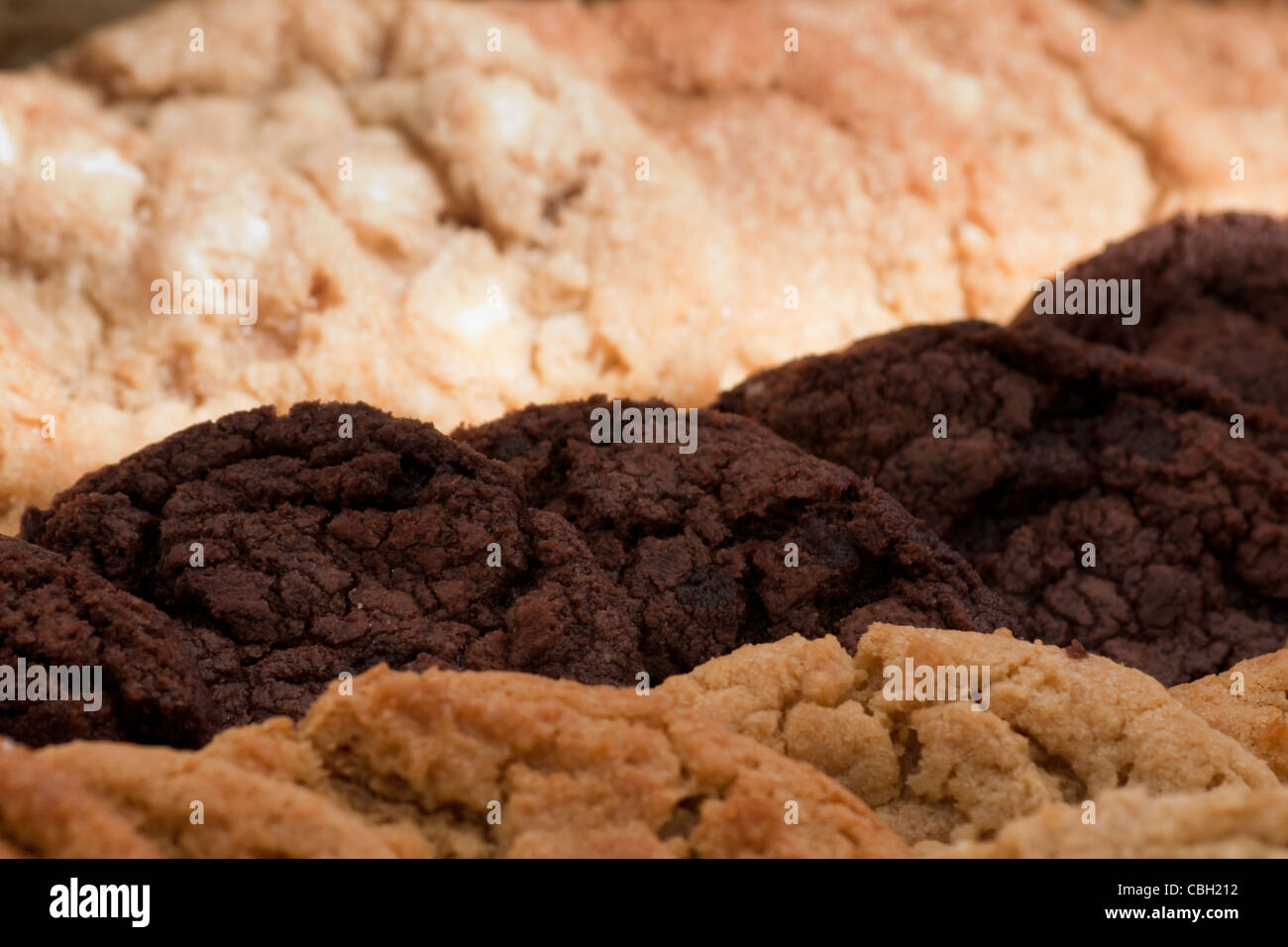 Cookies on the display at the local farmers market Stock Photo - Alamy