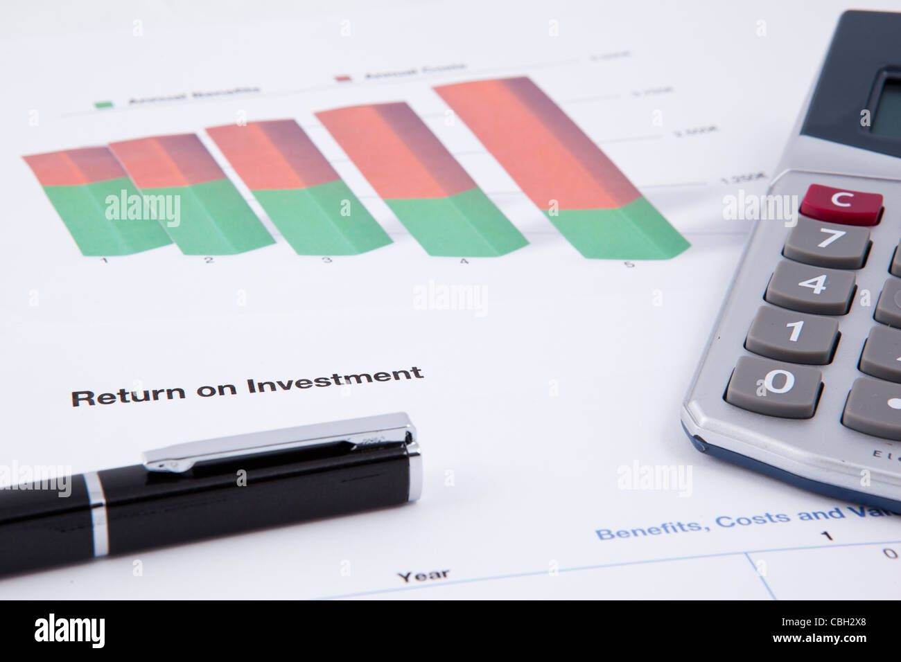 a balance sheet showing negative business figures Stock Photo - Alamy
