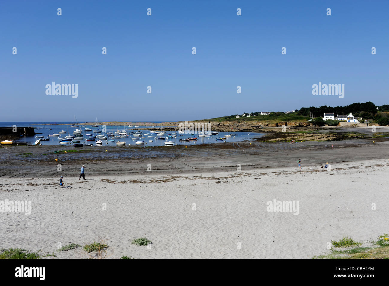 Locmaria beach,Ile de Groix,Island,Morbihan,Bretagne,Brittany,France ...