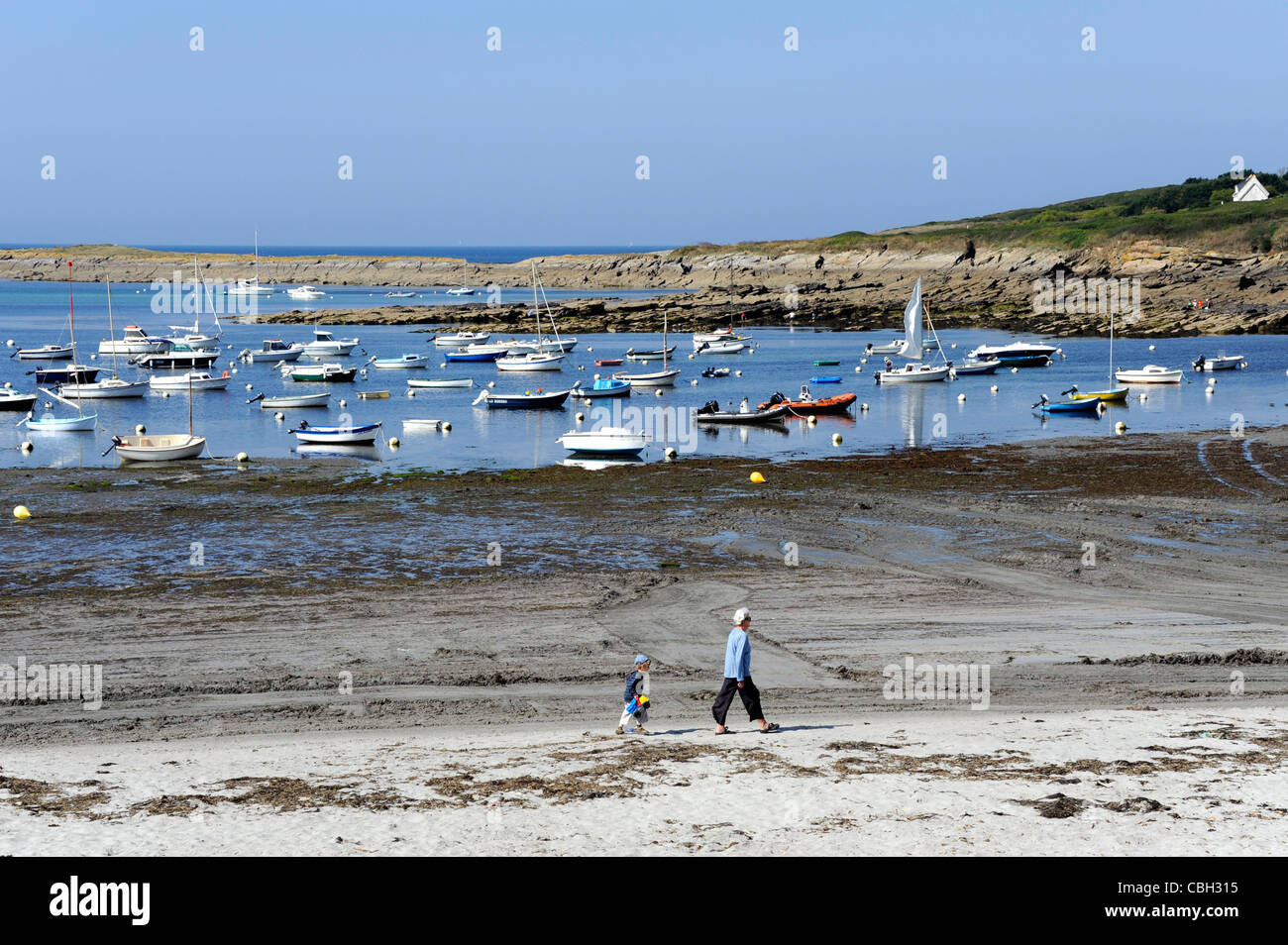 Locmaria beach,Ile de Groix,Island,Morbihan,Bretagne,Brittany,France ...