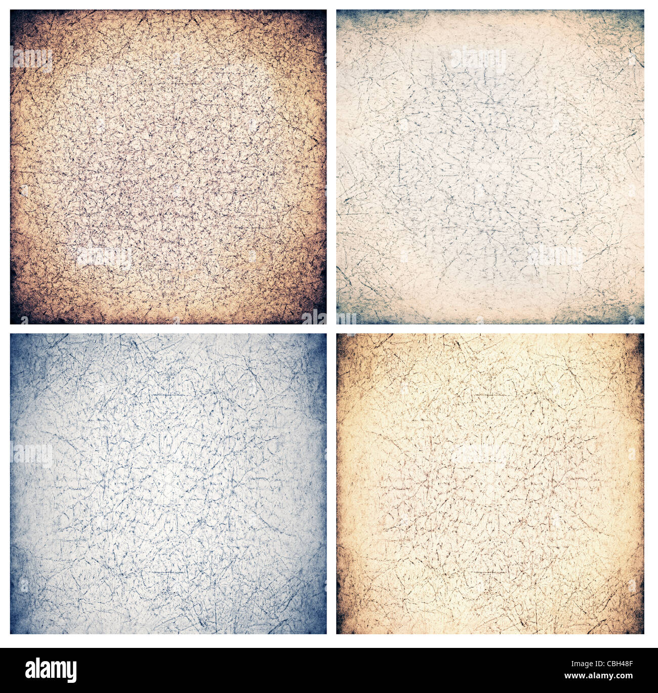 Grunge aged paper background collection Stock Photo - Alamy