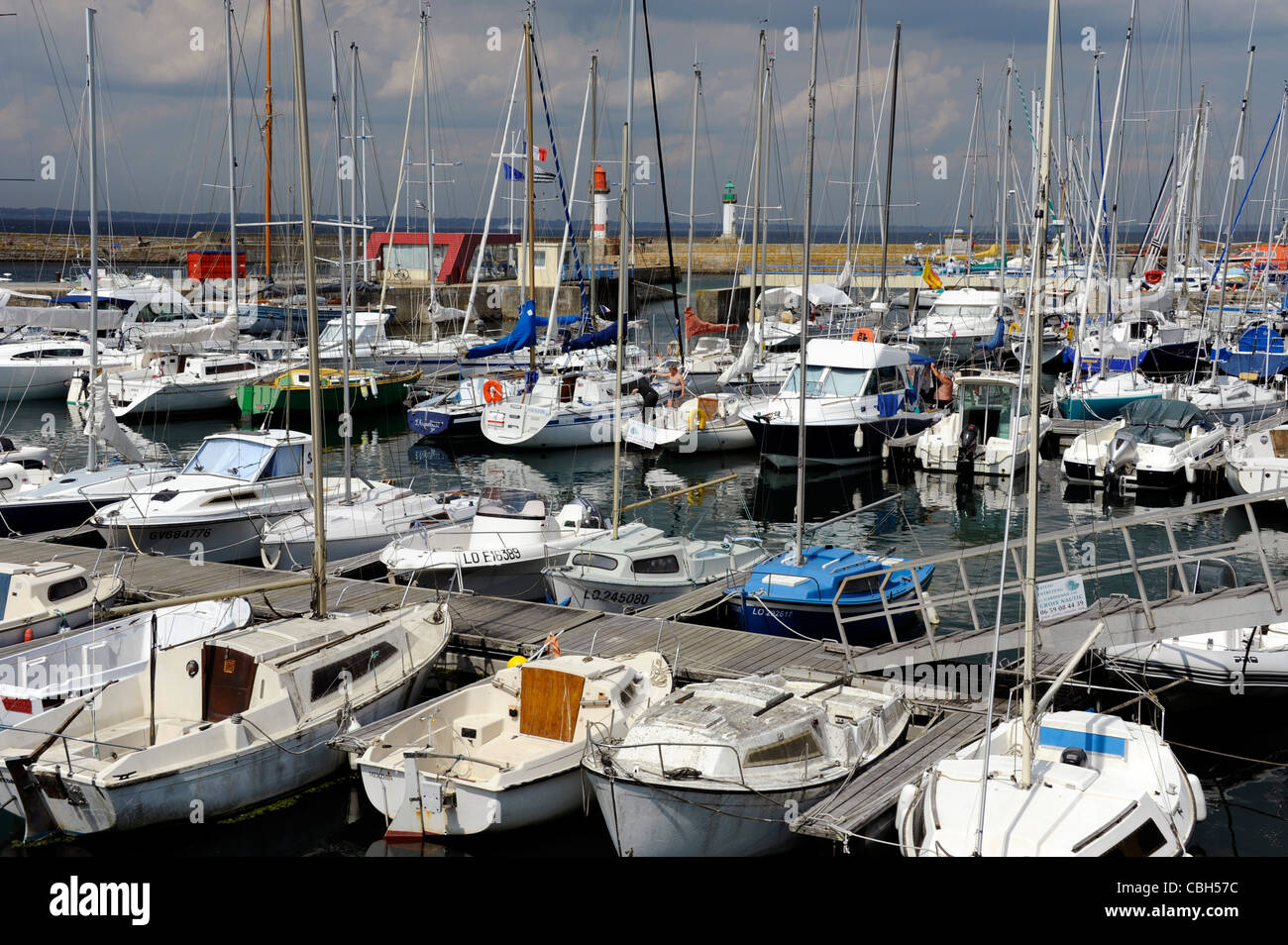 Port Tudy harbour,Ile de Groix,Island,Morbihan,Bretagne,Brittany,France ...