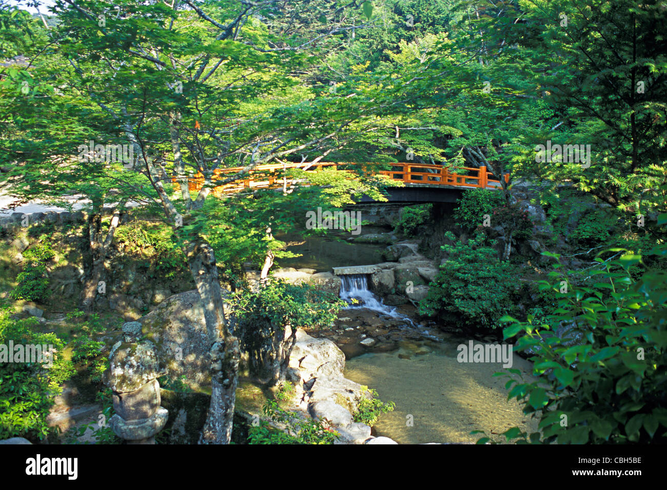 Bridge, Miyajima Island, Japan Stock Photo - Alamy