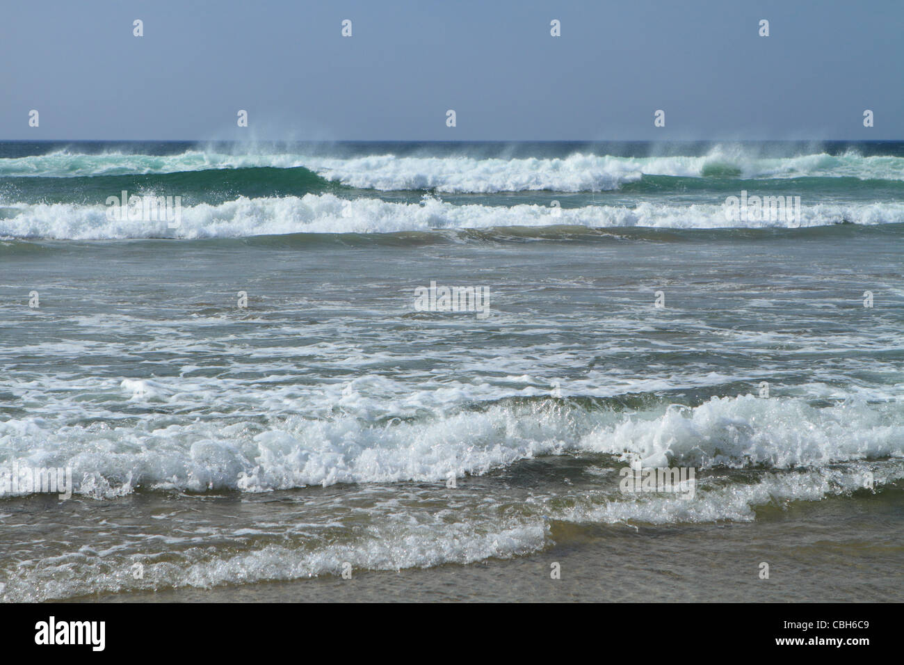 Atlantic surf in North Cornwall Stock Photo - Alamy