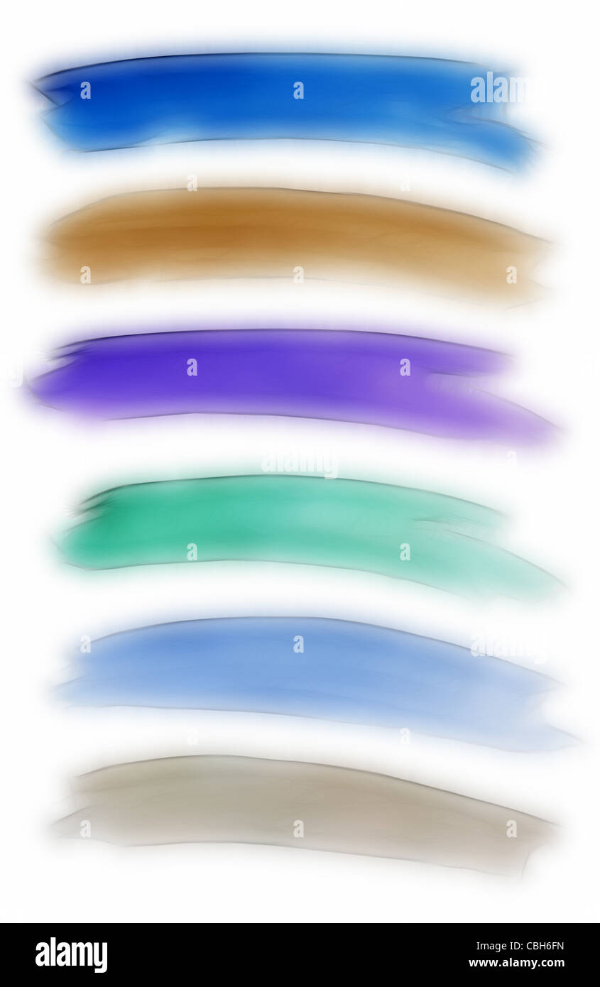 Abstract watercolor hand painted banners Stock Photo - Alamy