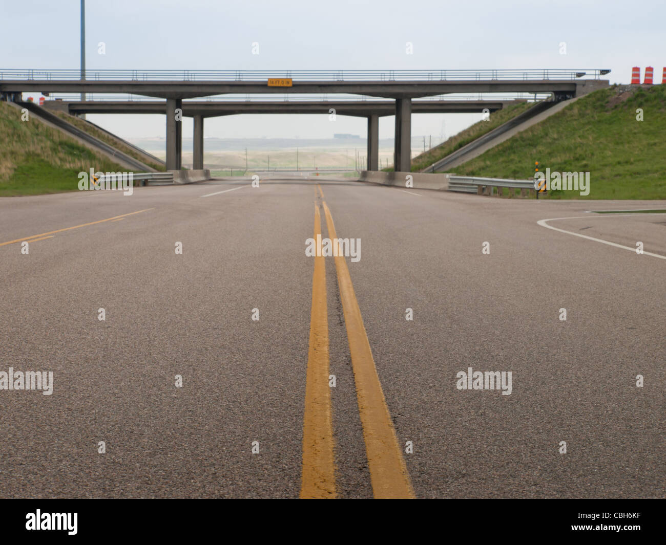 Bridge of Highway 80W near Cheyenne, WY Stock Photo - Alamy