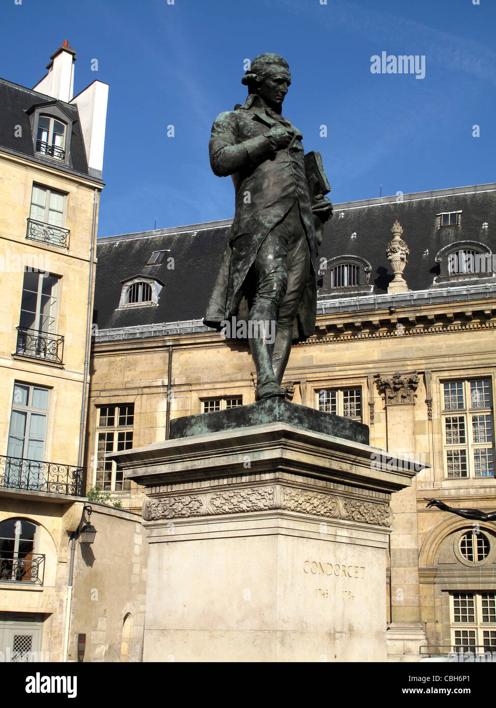 Condorcet statue hi-res stock photography and images - Alamy