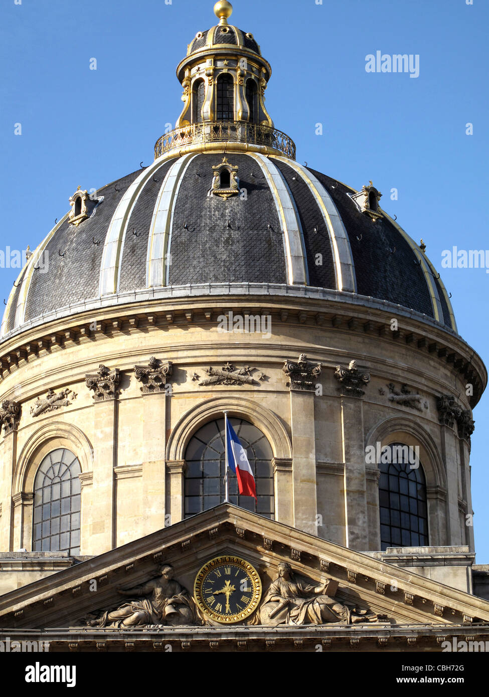 French Academy,French Institute dome,St Germain des Pres, Old town ...