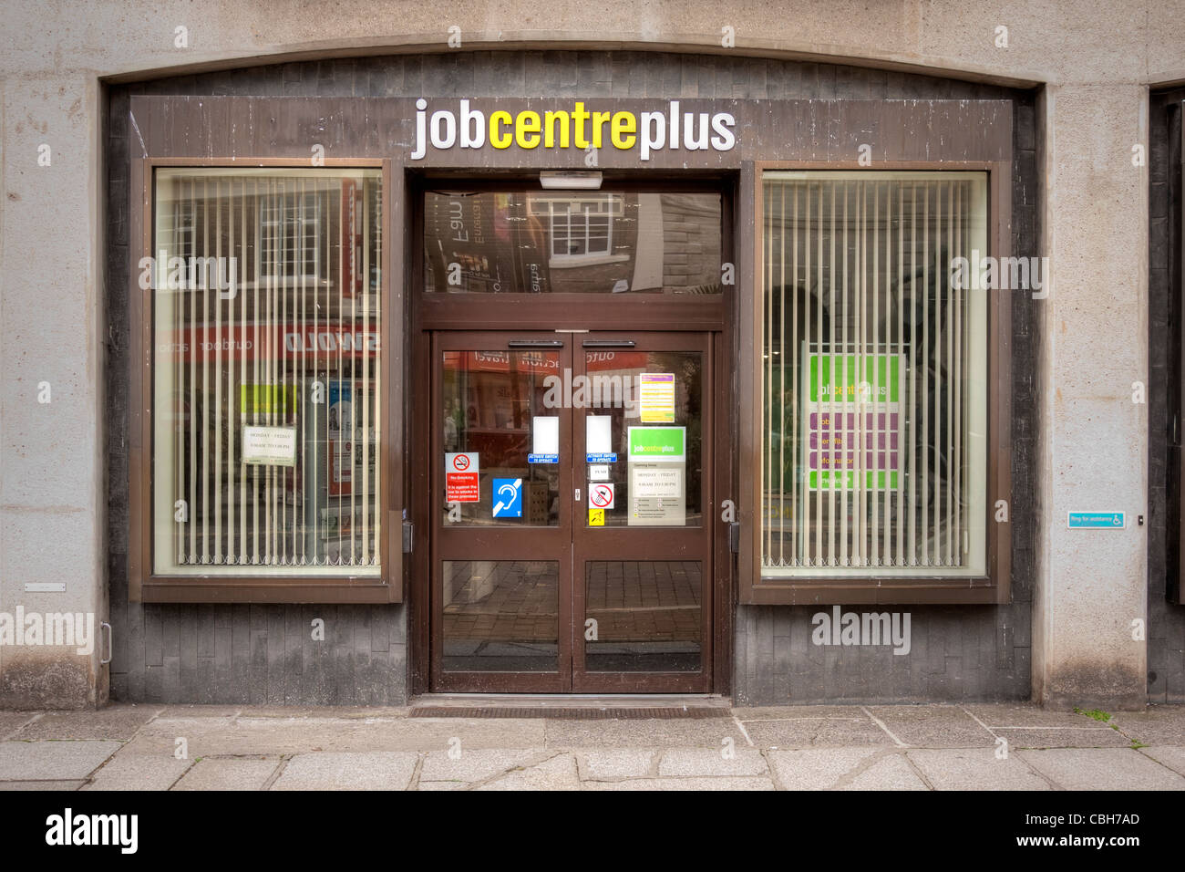 This is a front of a job center plus Stock Photo - Alamy