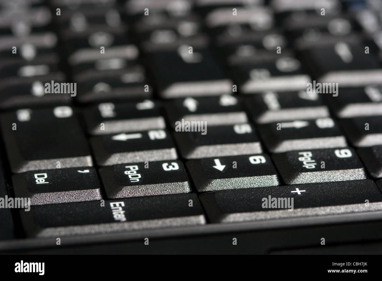 Keyboard detail on a laptop Stock Photo - Alamy