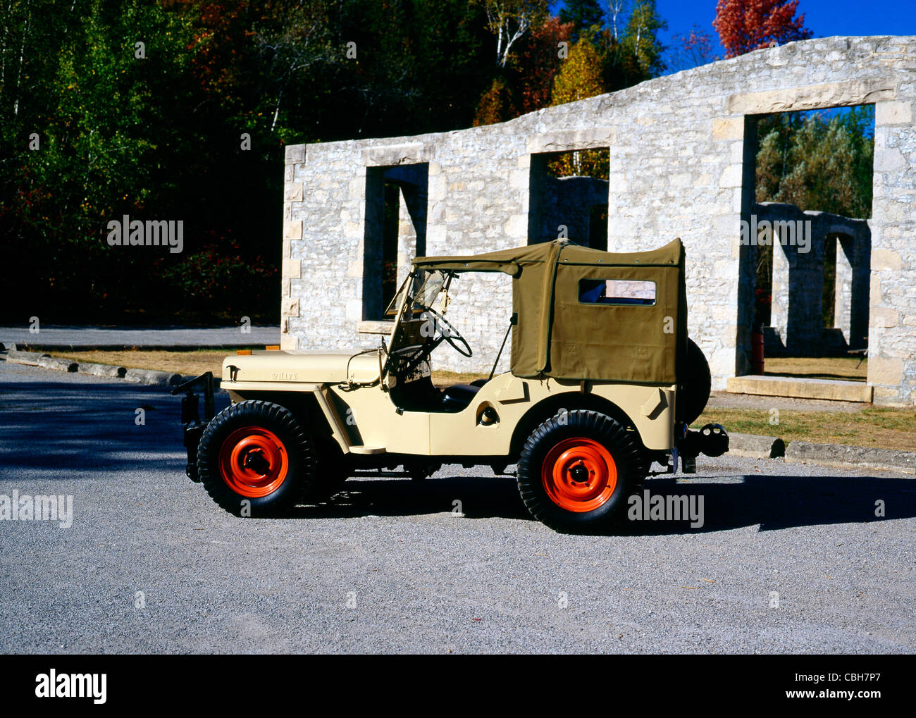 1946 Willys CJ -2A Jeep Stock Photo - Alamy