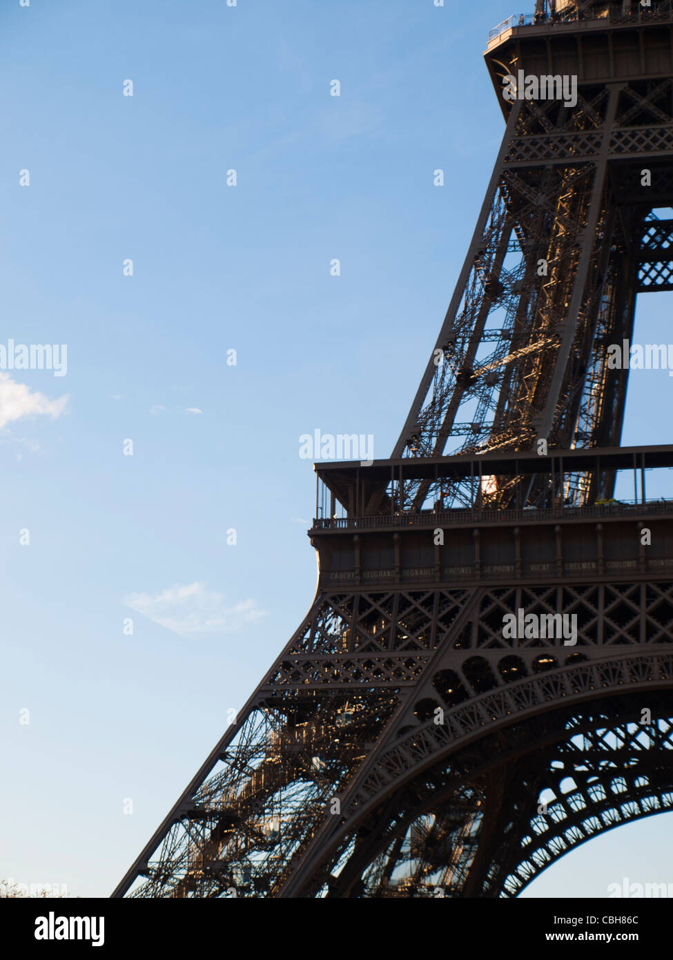 Eifel tower detail Stock Photo - Alamy