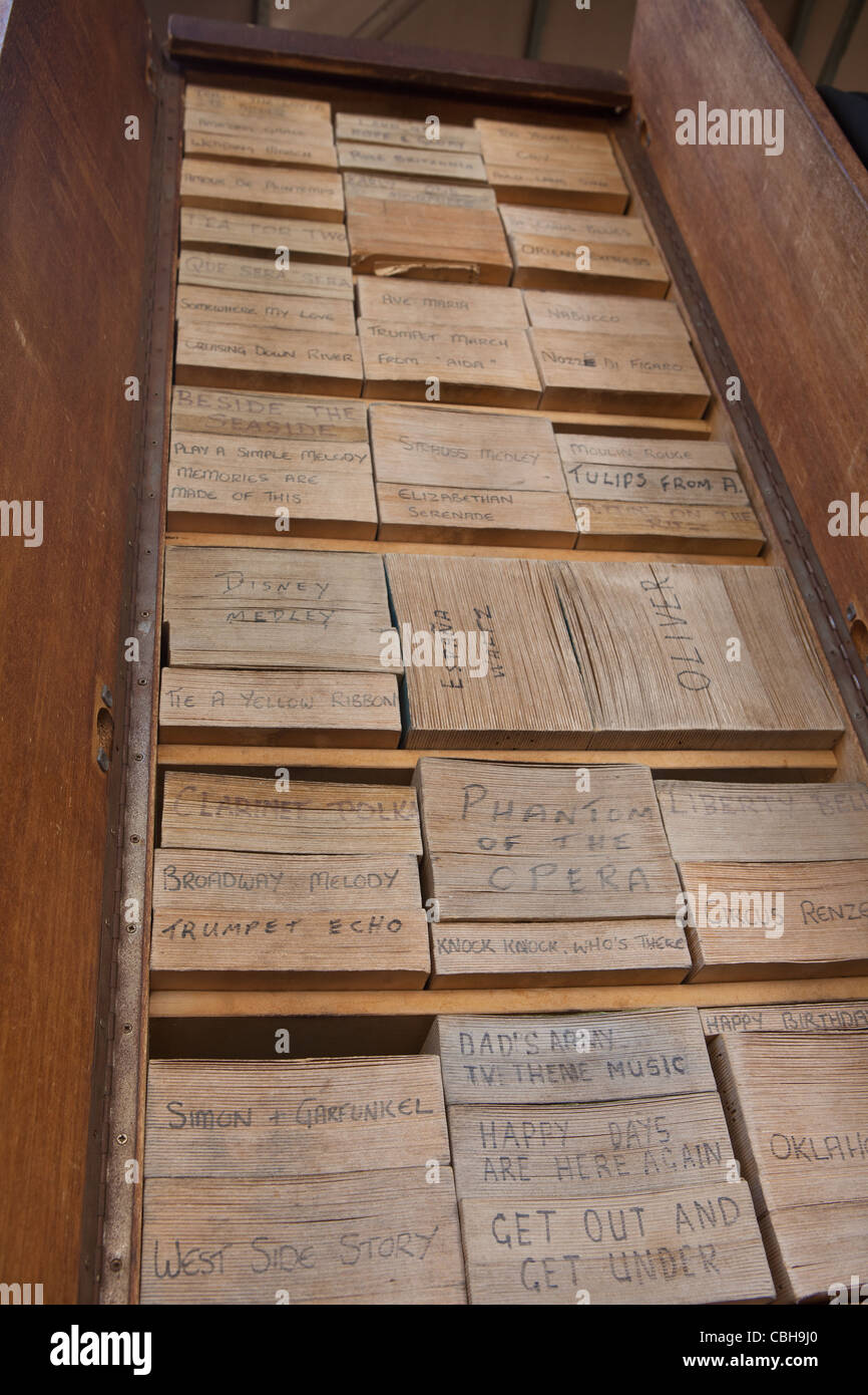 Dutch Street Organ - Australian Fair Melbourne Victoria key frame sheet ...