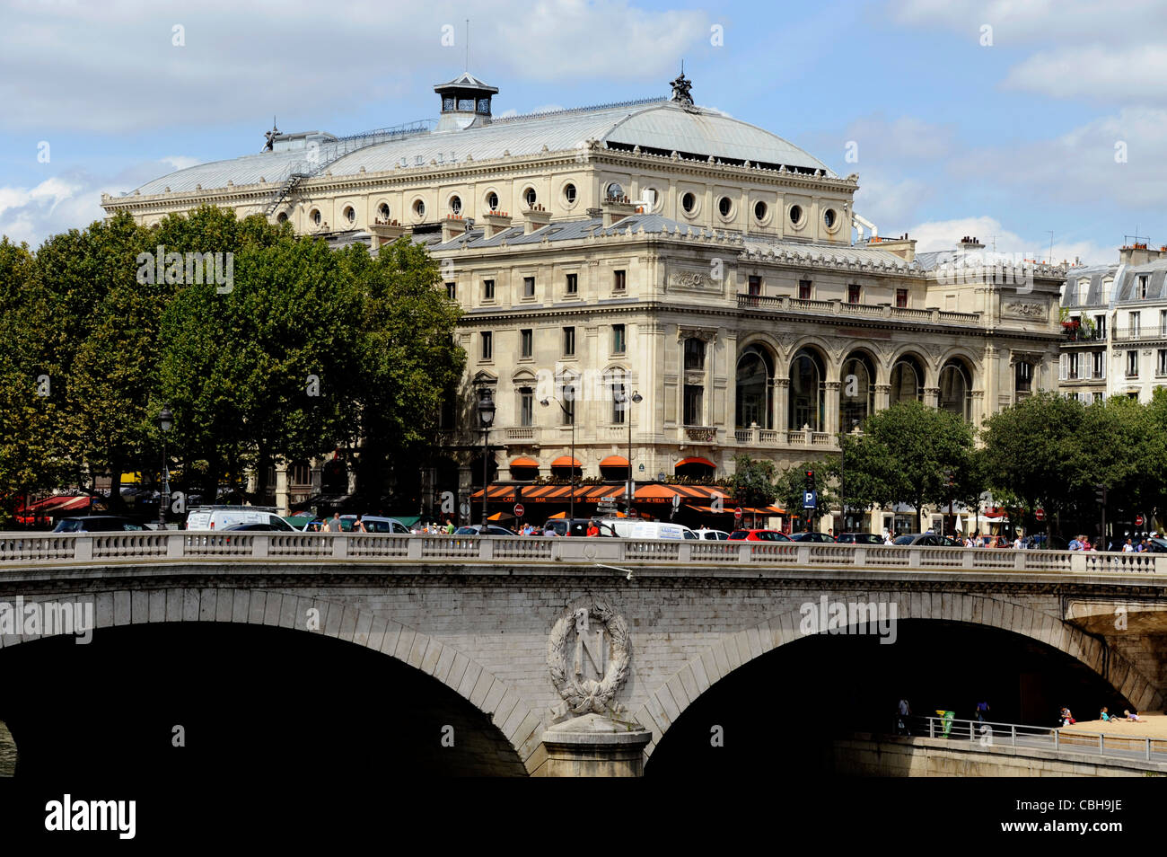 Theatre Musical du Chatelet,theater,Pont au change,Paris,France,Seine ...