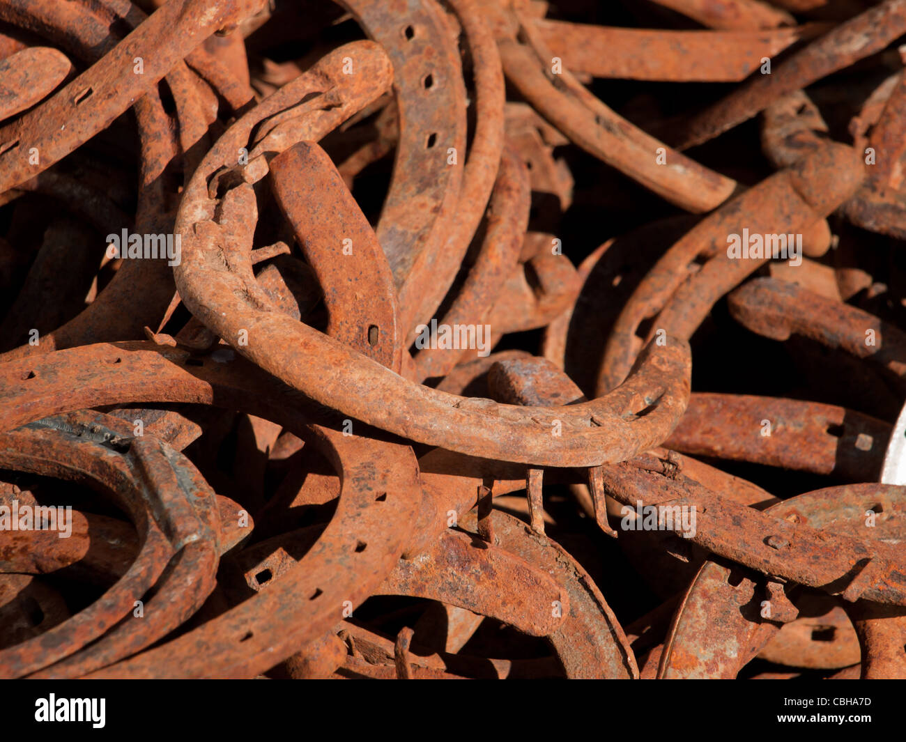 Pile horseshoes hi-res stock photography and images - Alamy