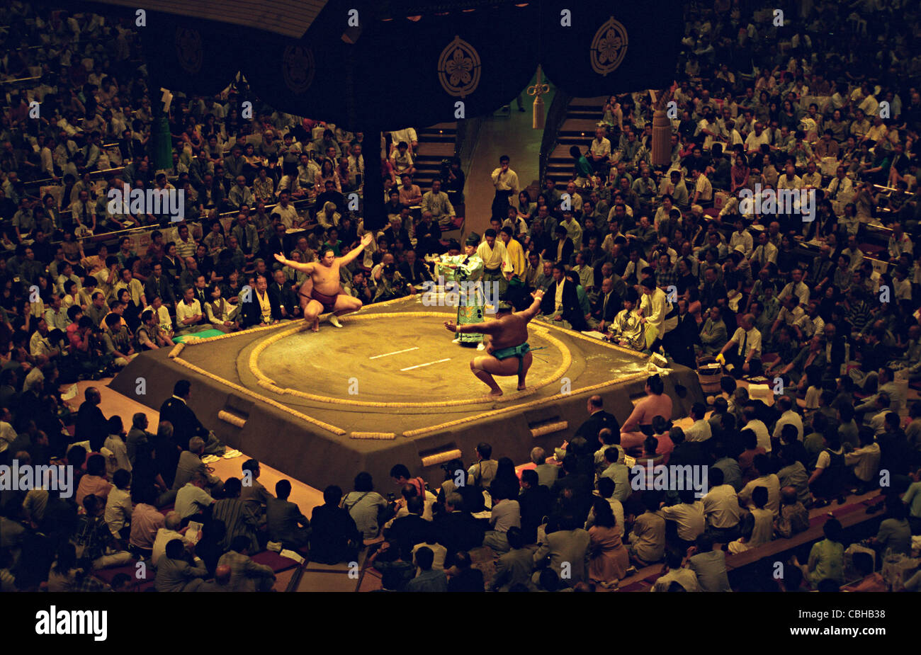 Professional Sumo Wrestling, Tokyo, Japan Stock Photo - Alamy