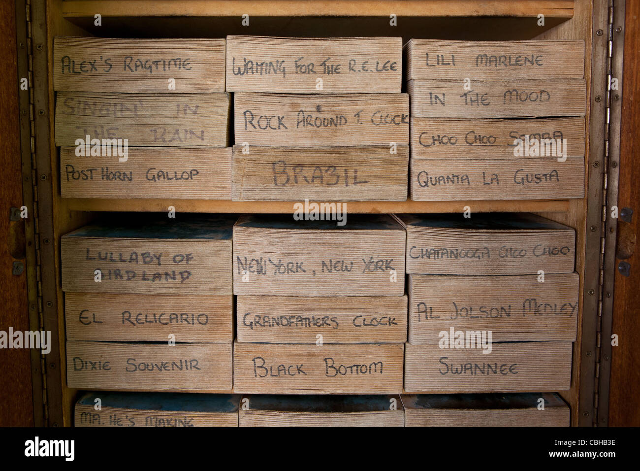 Dutch Street Organ - Australian Fair Melbourne Victoria key frame sheet ...