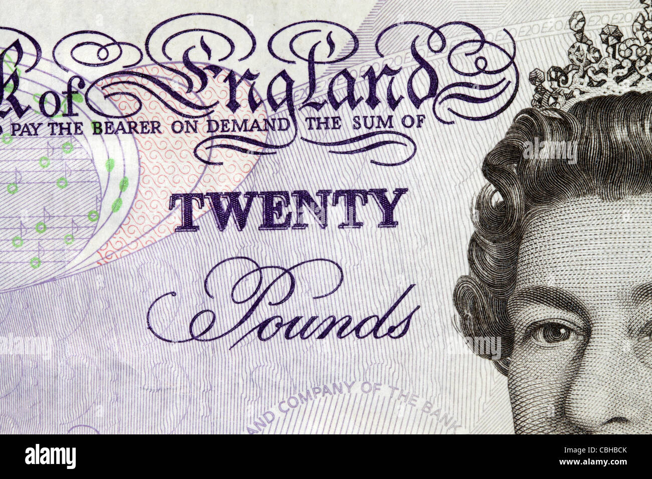 British Pound Bank Note Stock Photo - Alamy