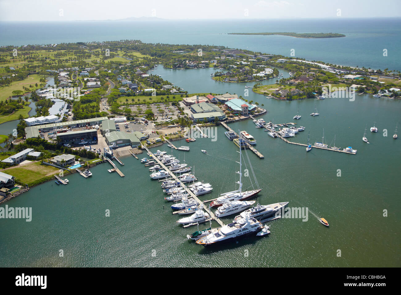Port Denarau, Denarau Island, near Nadi, Viti Levu, Fiji, South Pacific ...