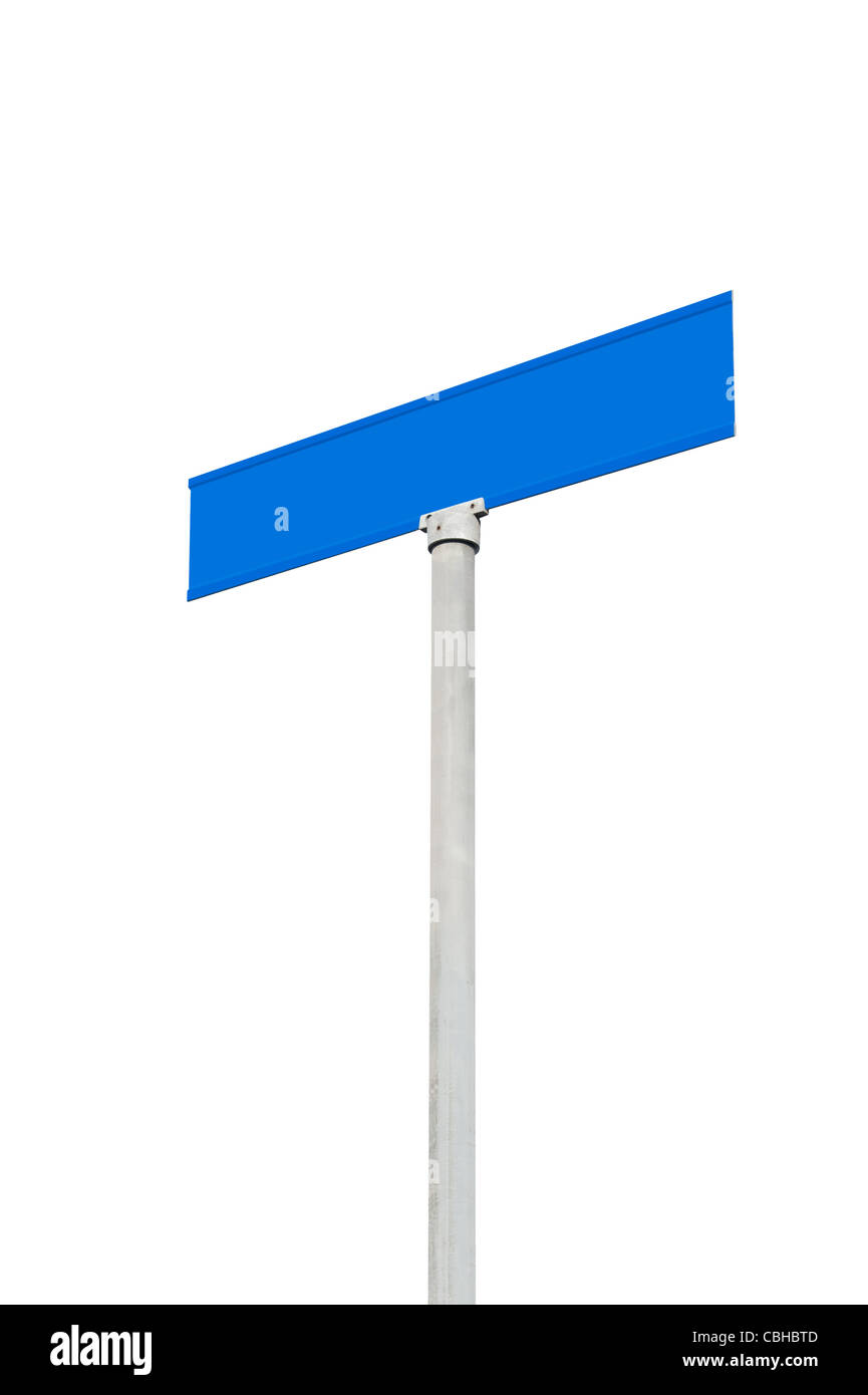 Blank street sign hi-res stock photography and images - Alamy