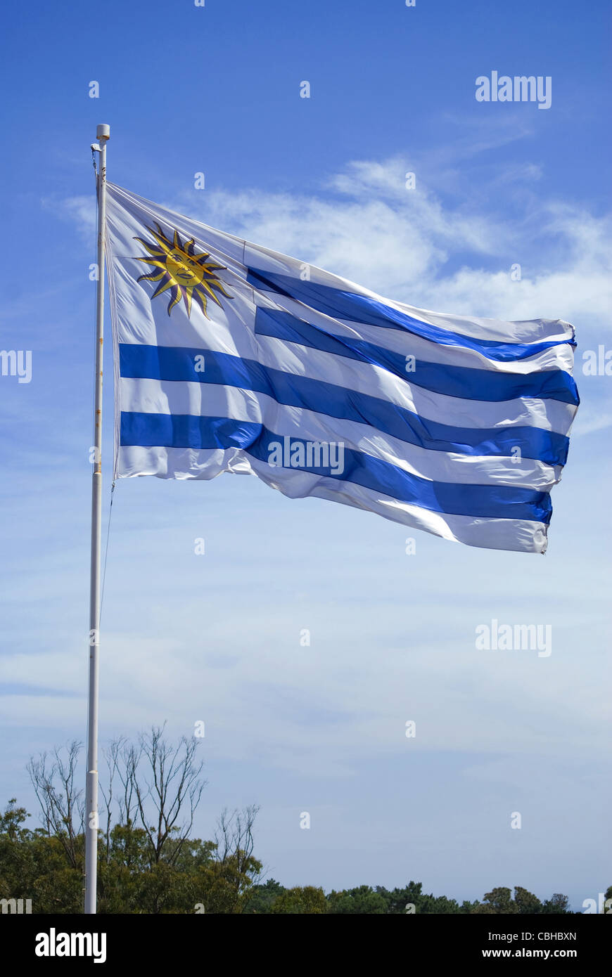 Uruguay flag hi-res stock photography and images - Alamy