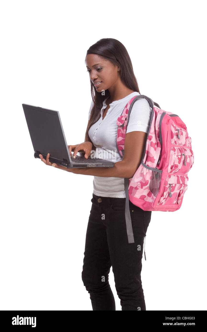 education series template - Friendly ethnic black woman high school ...