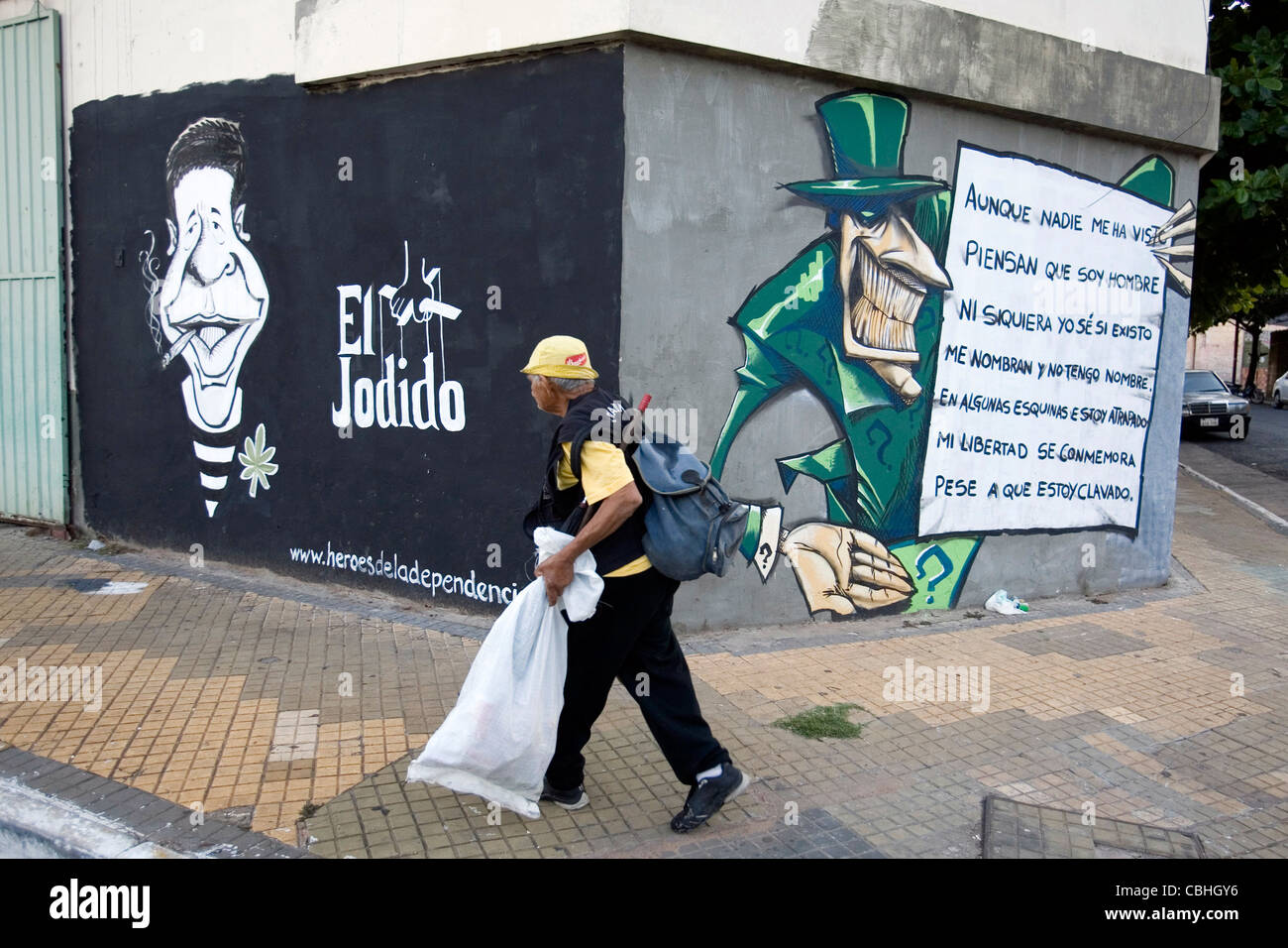 Murals in the city of Asunción, Paraguay Stock Photo - Alamy