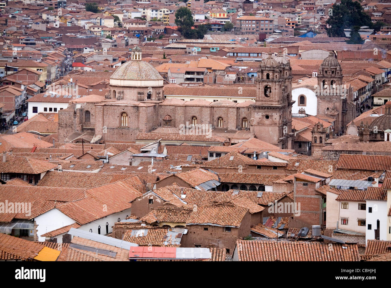 View of Cusco from the mirador, Cuzco, Peru' Stock Photo - Alamy