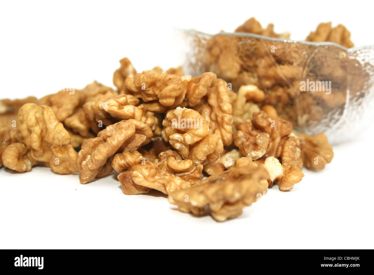 Walnut isolated on white background Stock Photo - Alamy