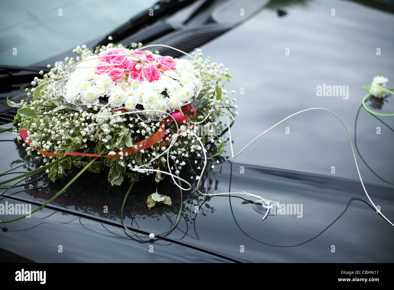 Wedding ceremony wedding car decorated hi-res stock photography and ...
