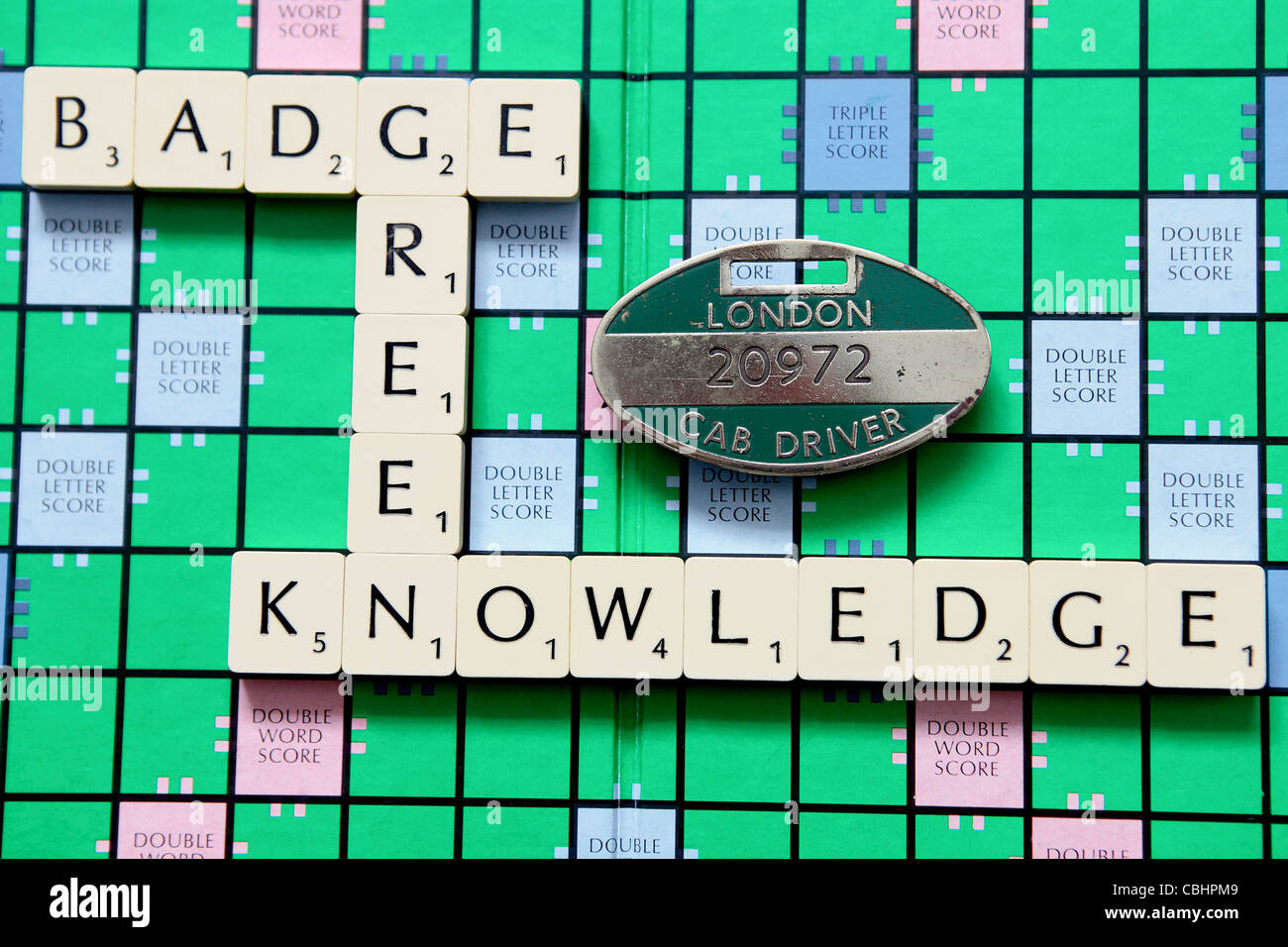 London cab driver badge hi-res stock photography and images - Alamy