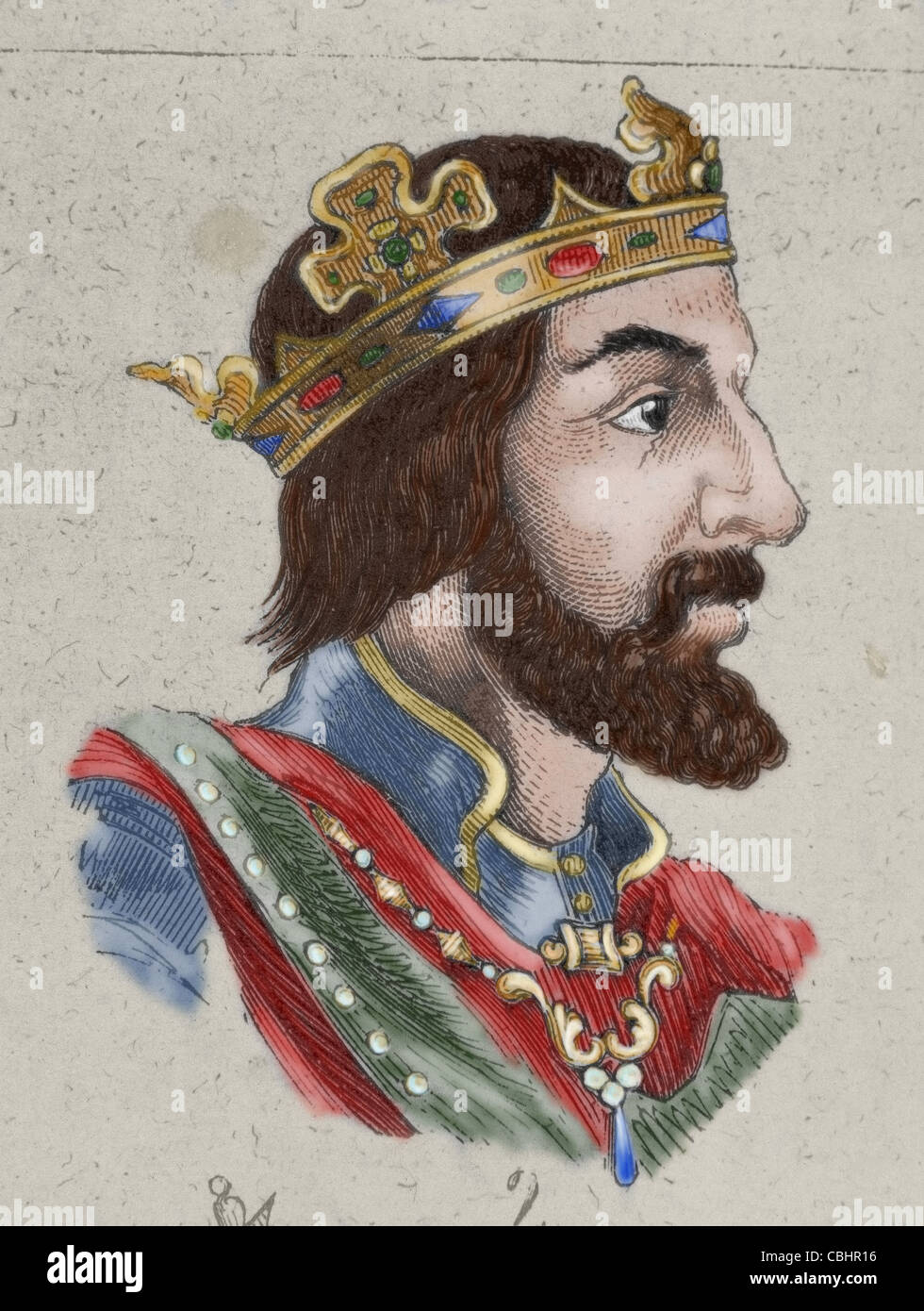 Wittiza (687-709). Visigothic King of Hispania from 694 until his death ...