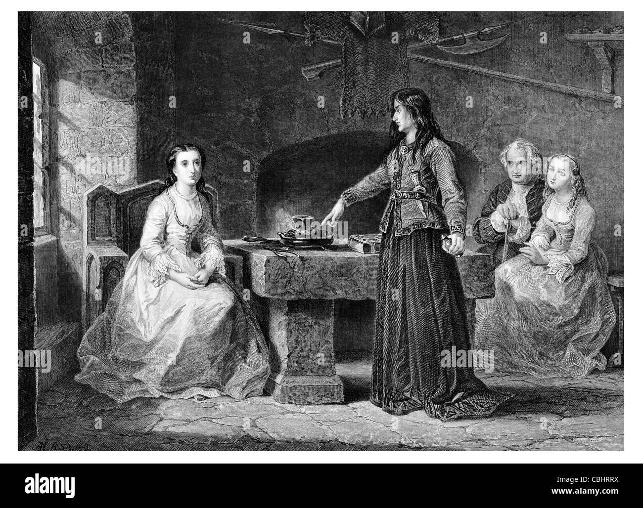 The Pirate Norna performing her curative magic spells spell magical ...