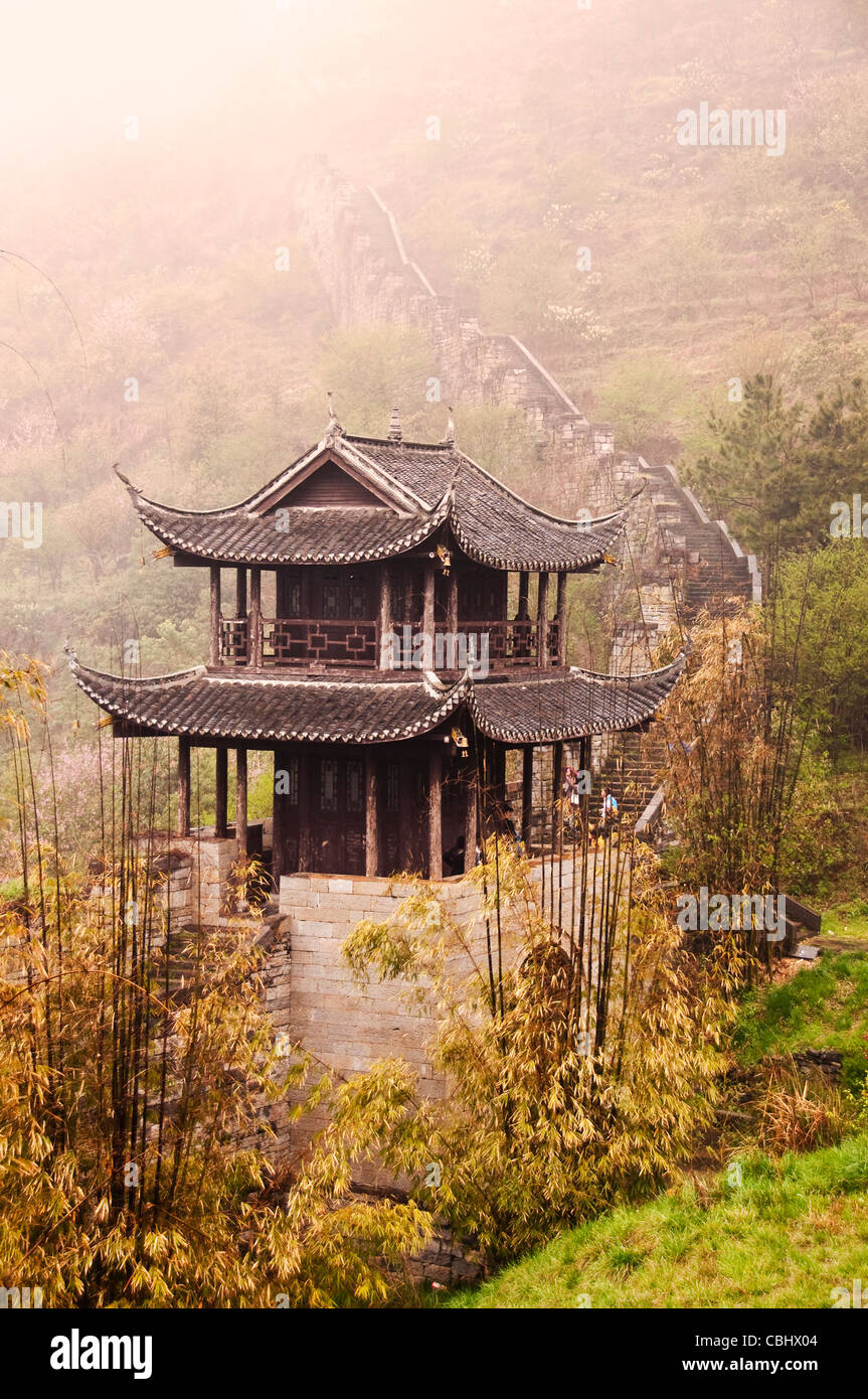 Xiangxi Border Great Wall or South Great wall of China, near Fenghuang ...