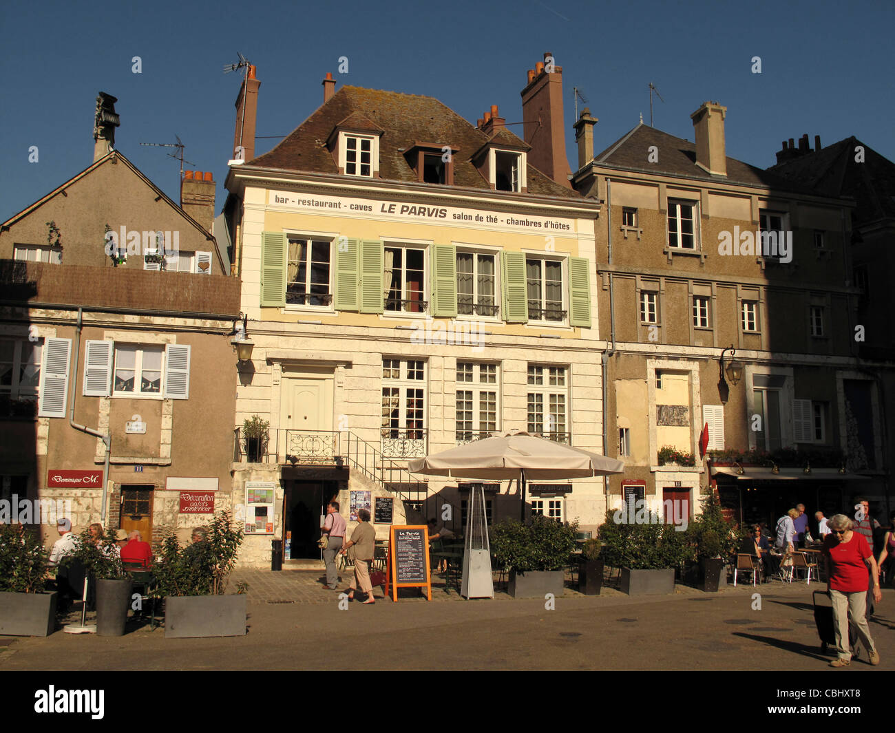 Restaurant Le Parvis near Notre-Dame de Chartres cathedral,Chartres ...