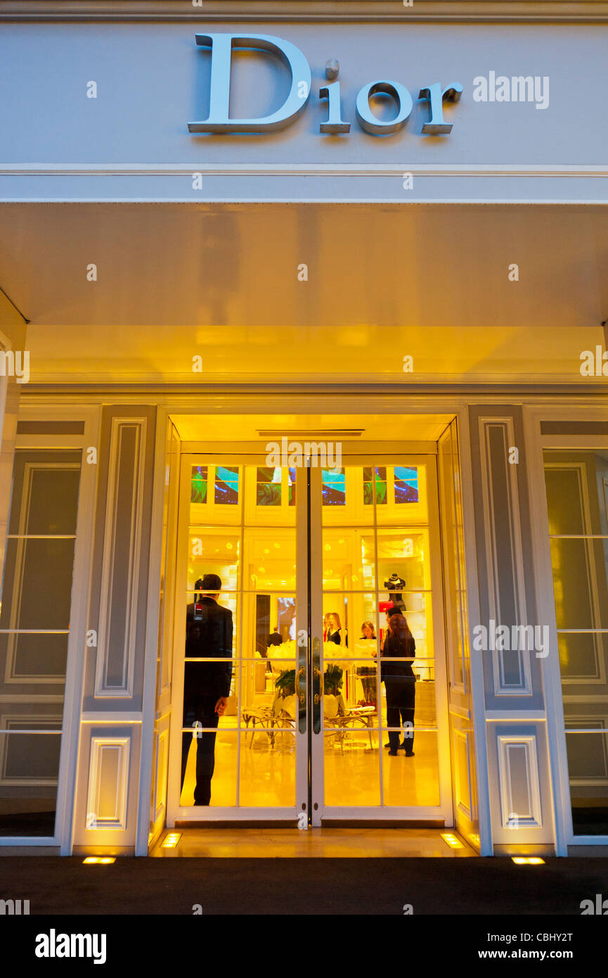 Paris, France, Luxury Christmas Shopping, Christian Dior Store ...