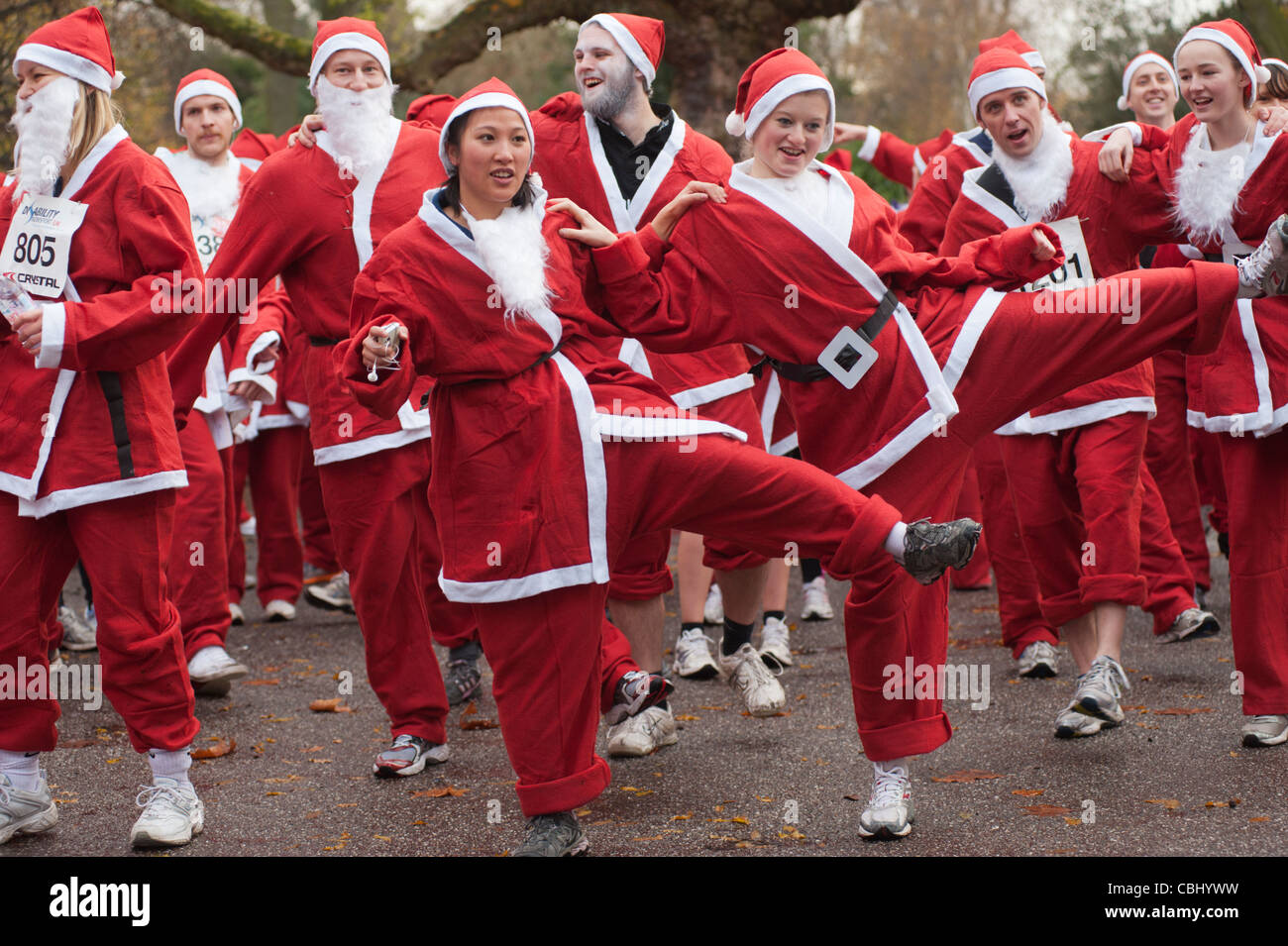 Battersea park winter jog hi-res stock photography and images - Alamy